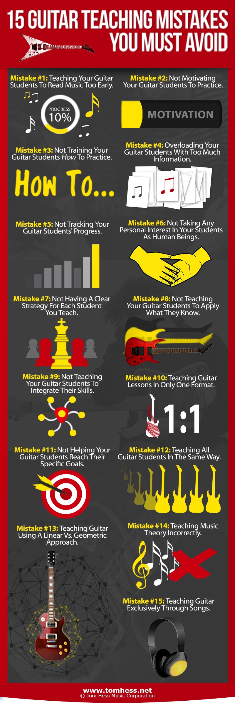 15 Guitar Teaching Mistakes To Avoid When You Teach Guitar