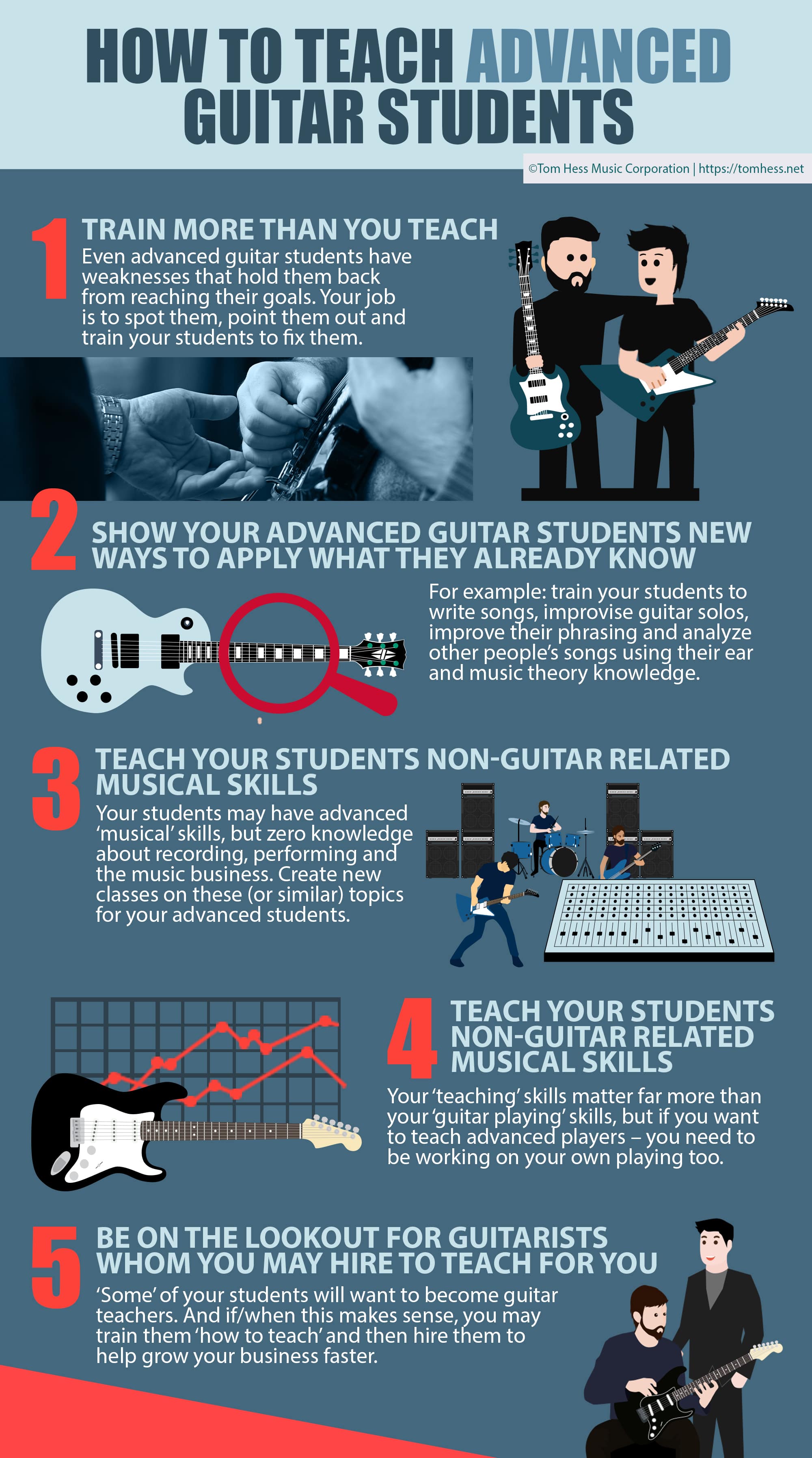 How To Teach Guitar To Guitar Students Who Are Advanced